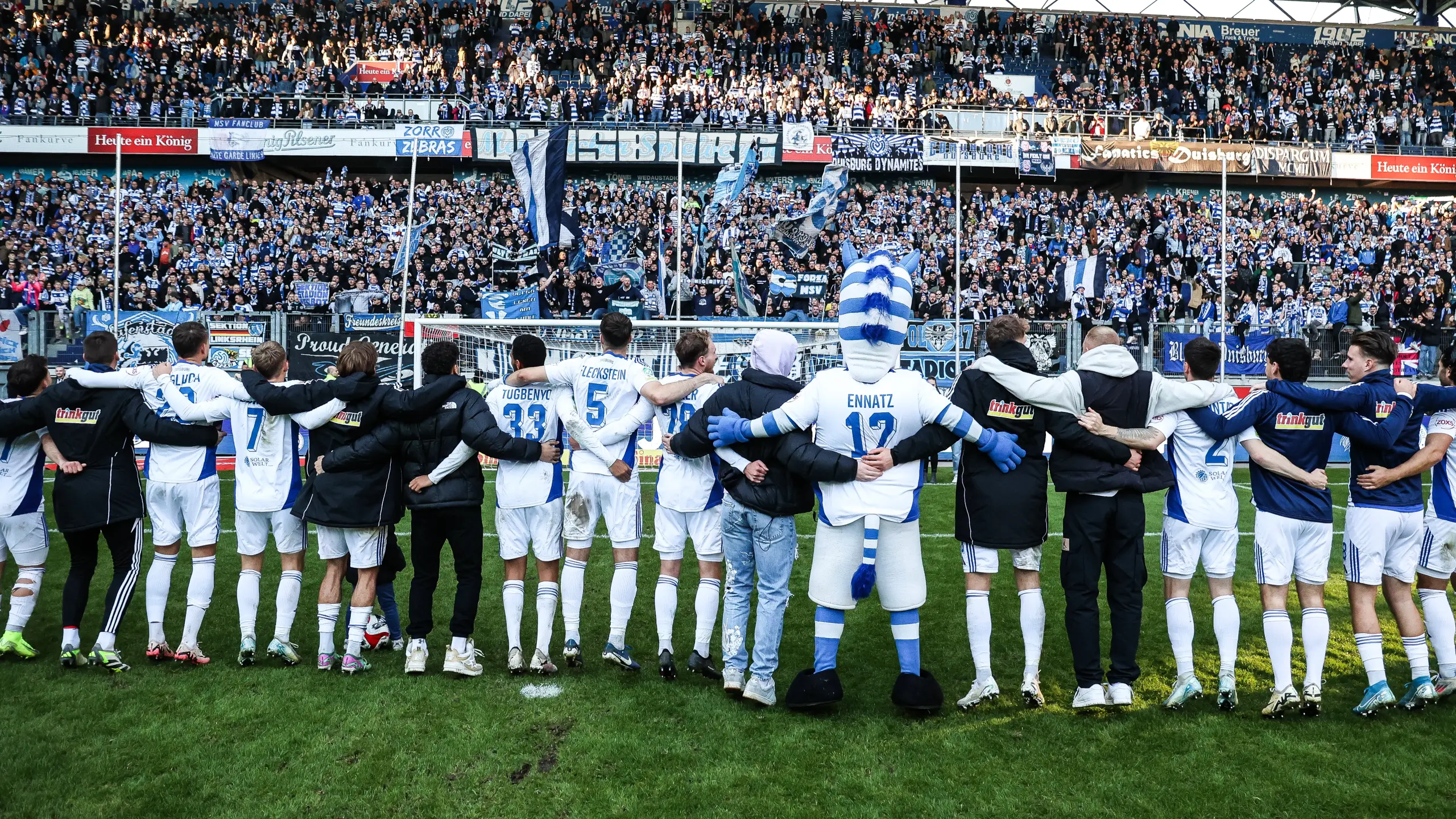 Der MSV Duisburg steigt auf